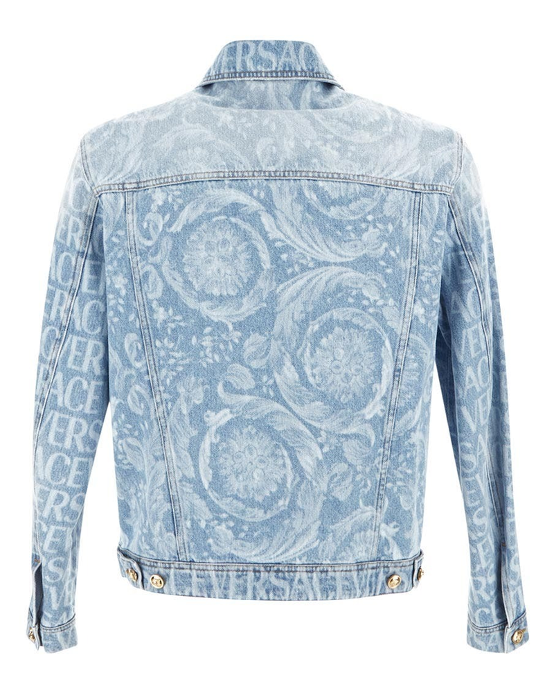 Laser Engraving denim jacket